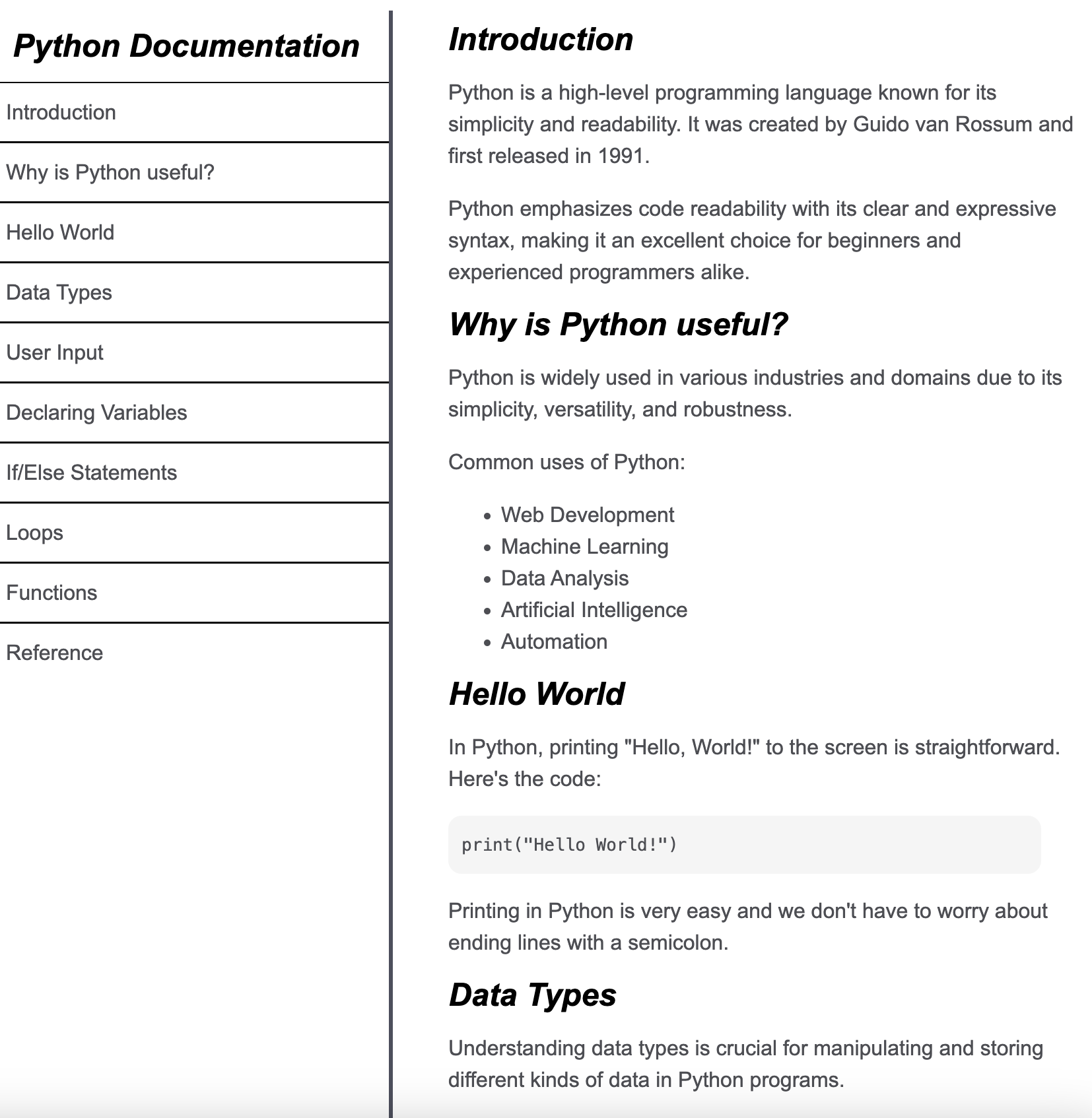 Aaliyah Thomas Portfolio